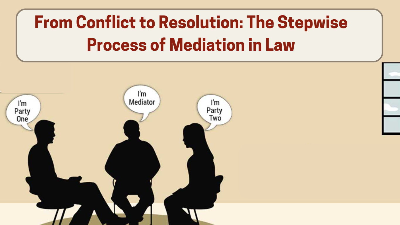From Conflict To Resolution: The Stepwise Process Of Mediation In Law