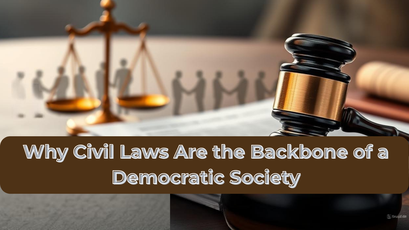 Why Civil Laws Are The Backbone Of A Democratic Society