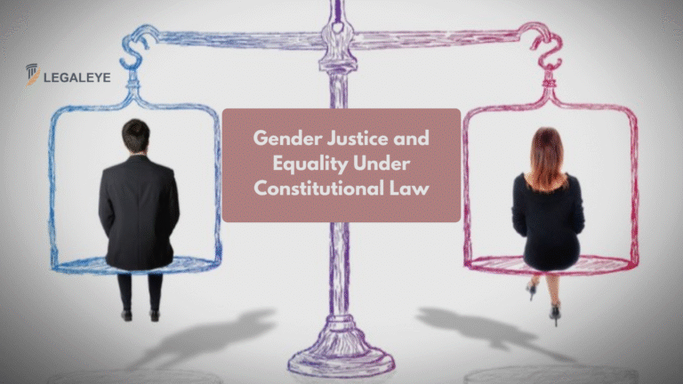 Gender Justice And Equality Under Constitutional Law